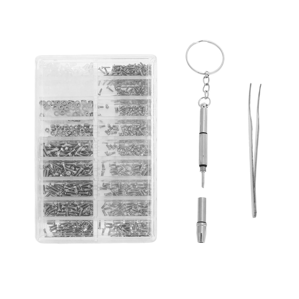 1 Set Miniature Screws Kit Stainless Steel Mini Screw Mechanical Tools ...
