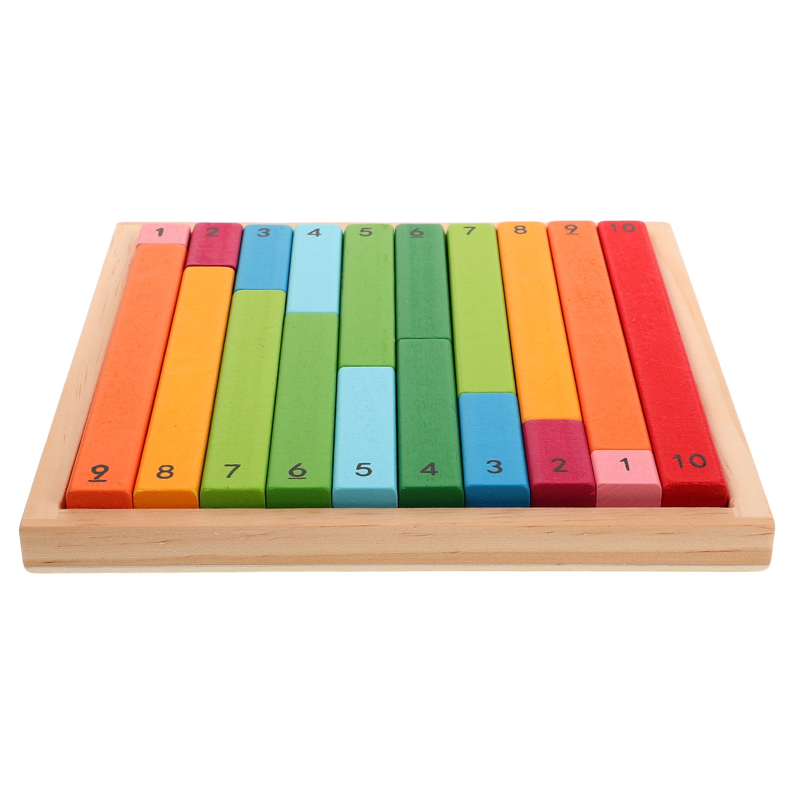 1 Set Montessori Counting Rods Wooden Math Rods Counting Learning Rods ...