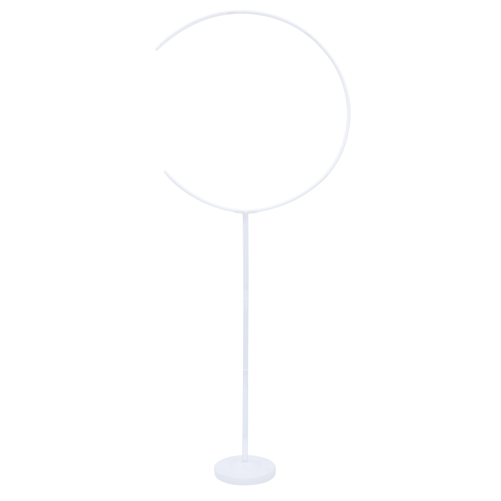 MERRYHAPY Moon Shaped Balloon Holder Stand White PVC Party Decor Set ...