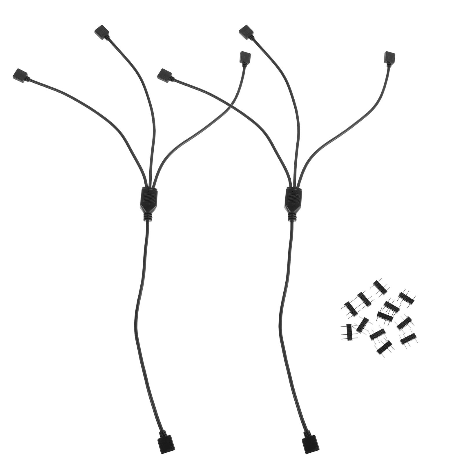 1 Set Motherboard Interface Fan Light Strip Adapter 3Pin 1 to 3 ...