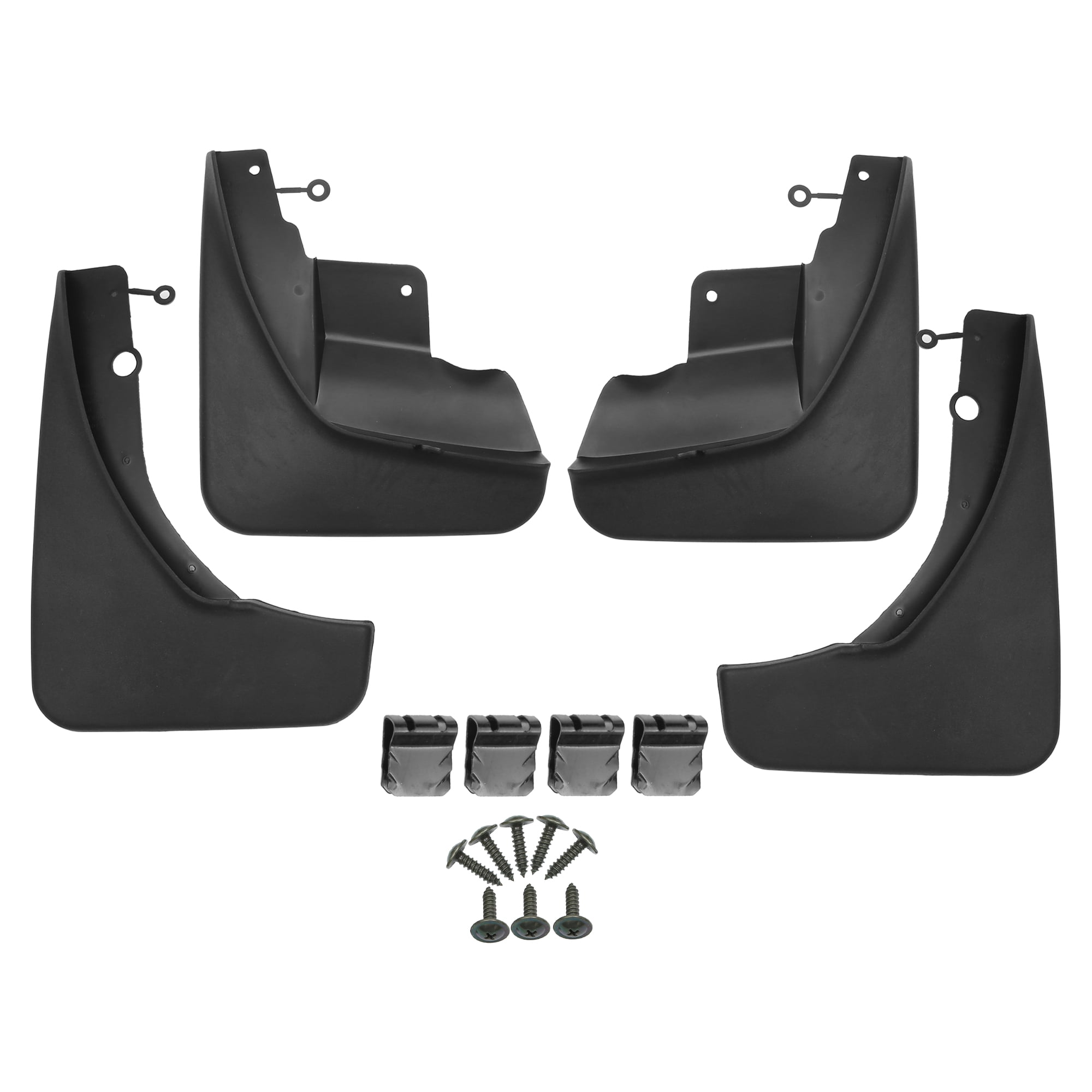 1 Set Mud Flaps Splash Guard No-Drill Mudguards Wheels Protection Set ...