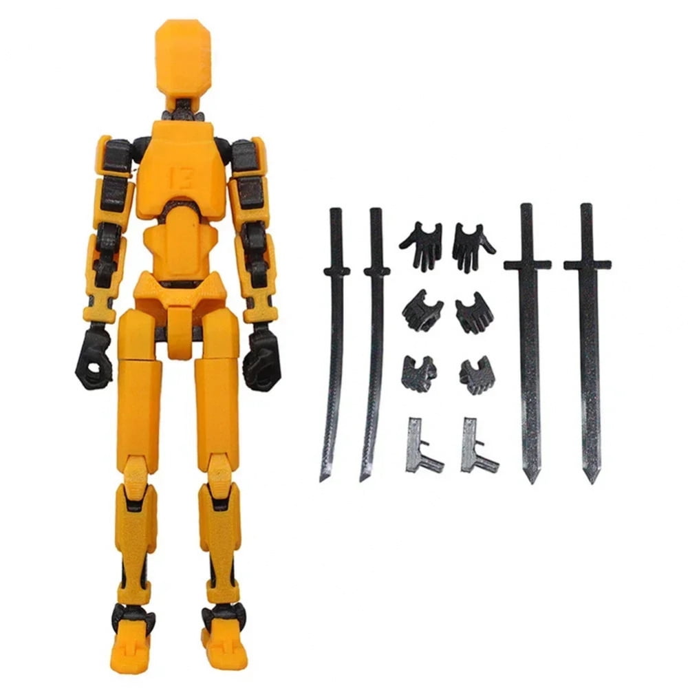 1 Set Multi-Articular Action Figures Multi-Jointed Movable 3D Printed ...