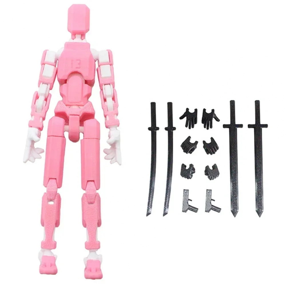 1 Set Multi-Articular Action Figures Multi-Jointed Movable 3D Printed ...