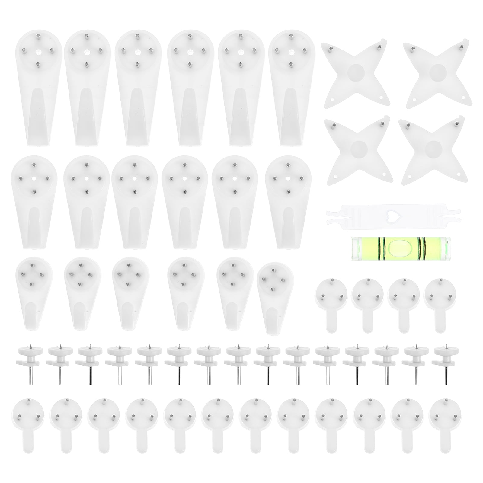 1 Set Multi-Functional Concrete Wall Hangers Concrete Wall Hooks Invisible Nail Hangers No ...