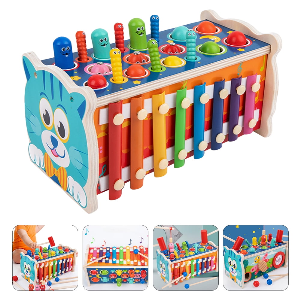 1 Set Multifunctional Kids Hammering Toy Early Educational Plaything ...