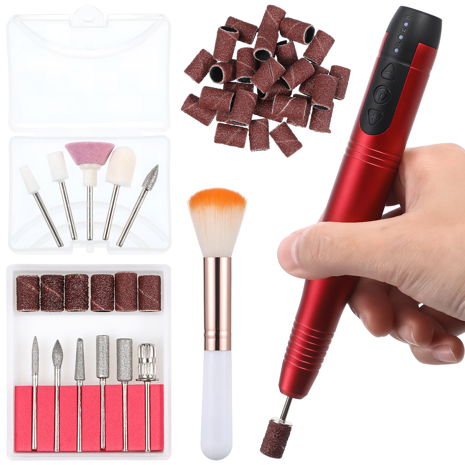 1 Set Nail Drill Manicure Drill Electric Nail File Nail Shaper Nail ...