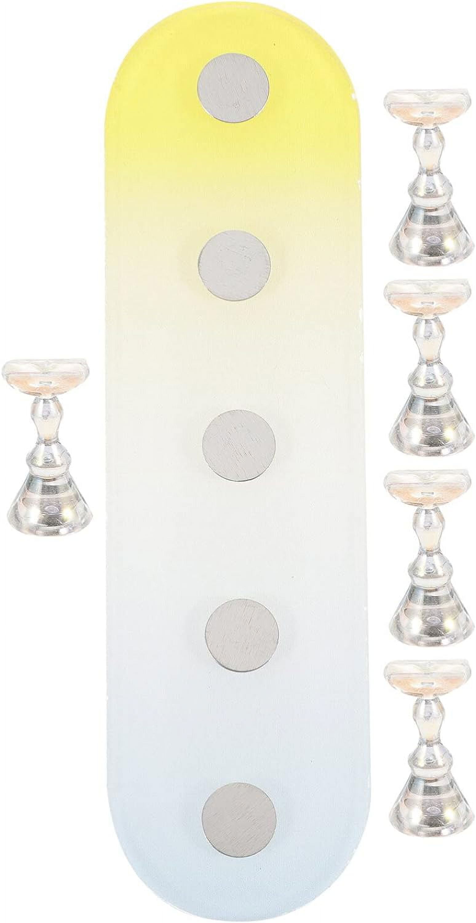 1 Set Nail Practice Holder Gradient Rainbow Nail Creative Nail Racks ...