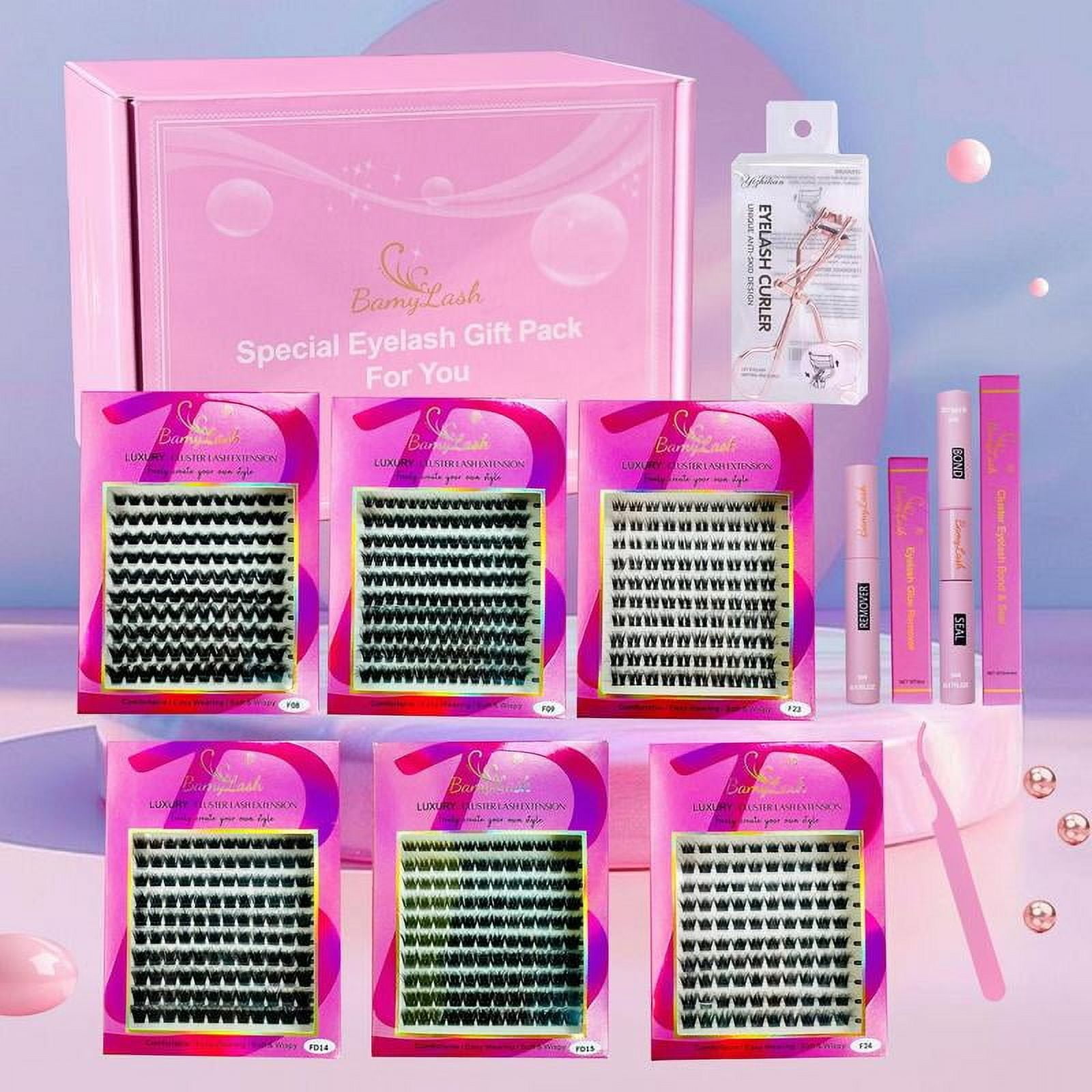 1 Set Natural Look Self Grafting Curl Eyelashes, Eyelashes Custers ...