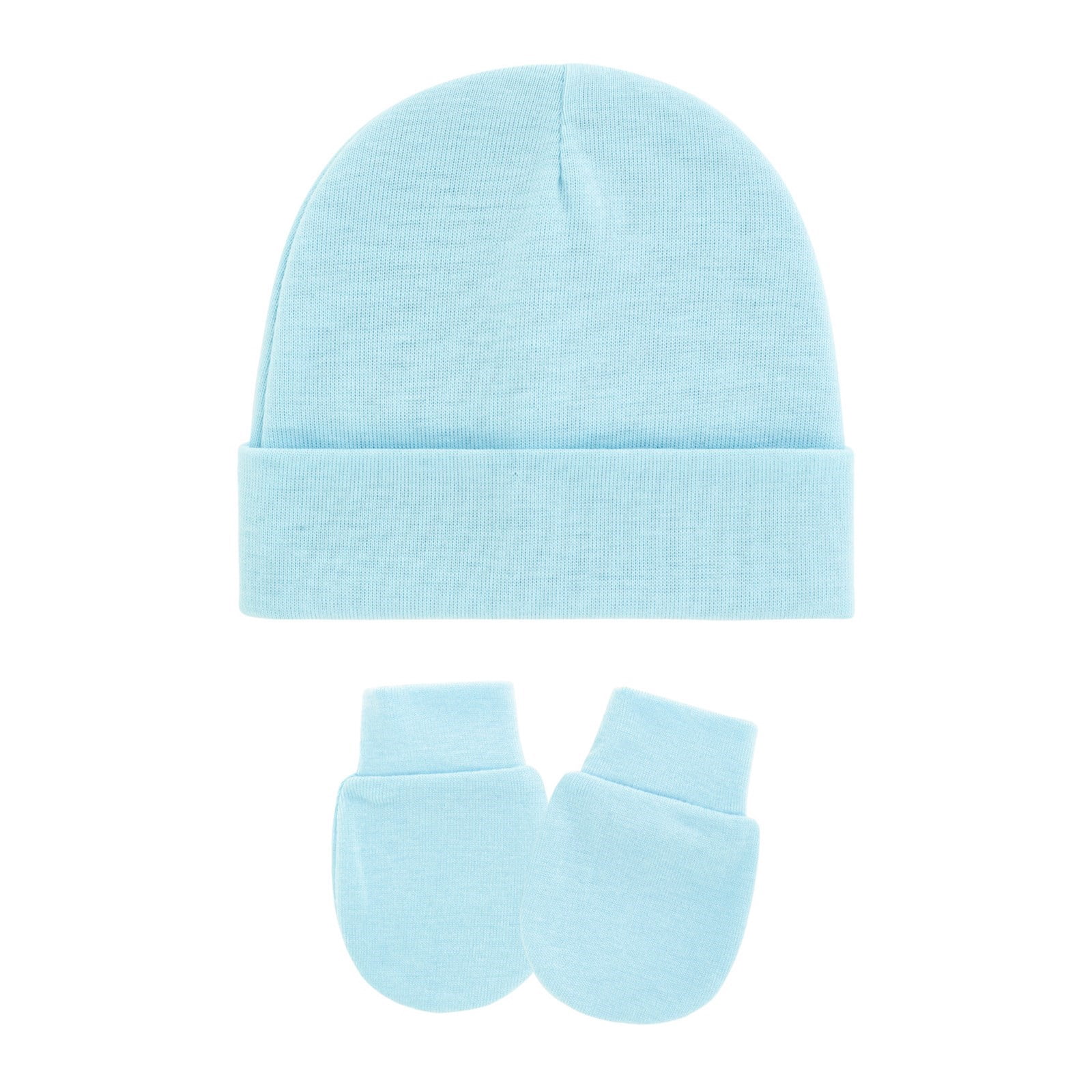 1 Set Newborns Cap and Mittens Machine Washable Baby Fetal Hat Gloves ...