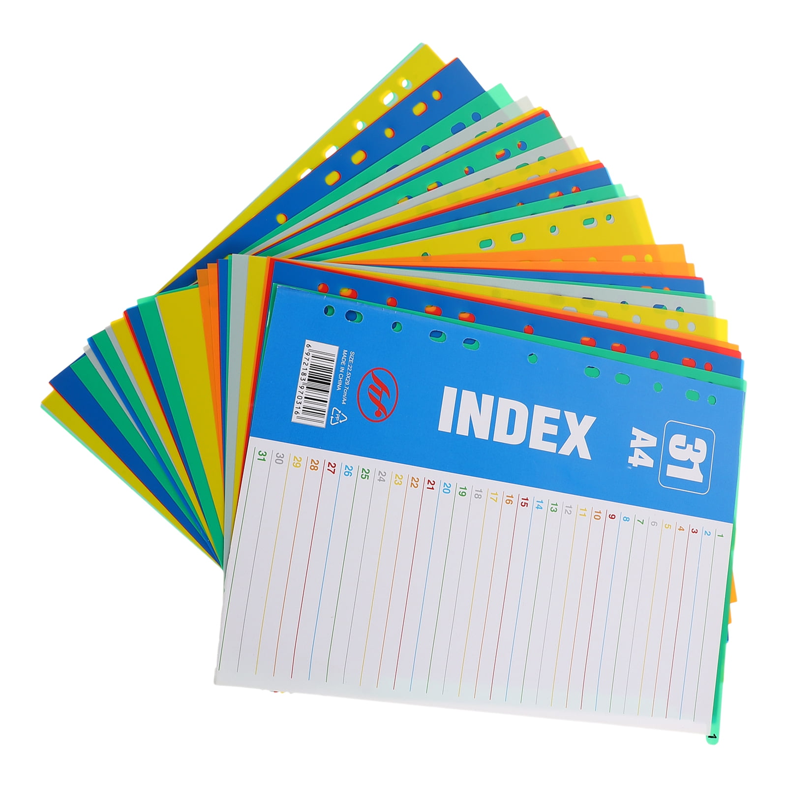 1 Set Binder Divider With Tabs 1 31 Binder Index Divider Office Subject ...