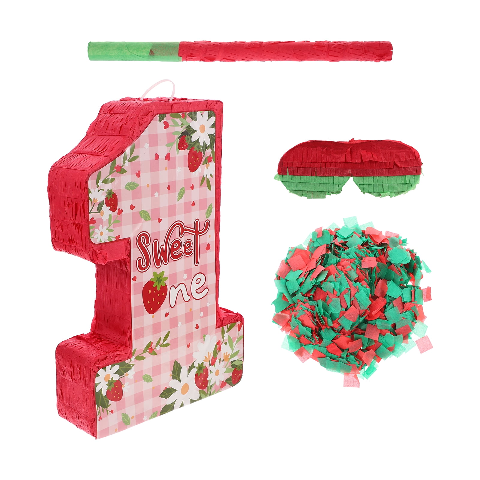 1 Set Number Pinata with Stick Blindfold Number Birthday Decoration ...