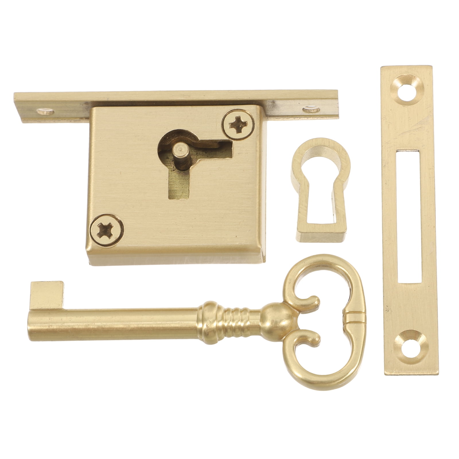 1 Set Of Cabinet Door Lock Vintage Lock And Key Dresser Drawer Locks ...