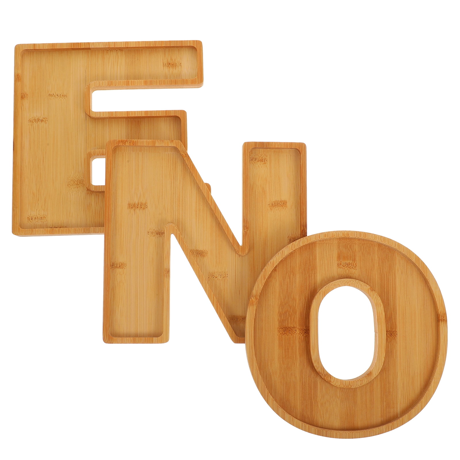 1 Set Of Charcuterie Board Letters Style Serving Tray Letter Food Trays ...