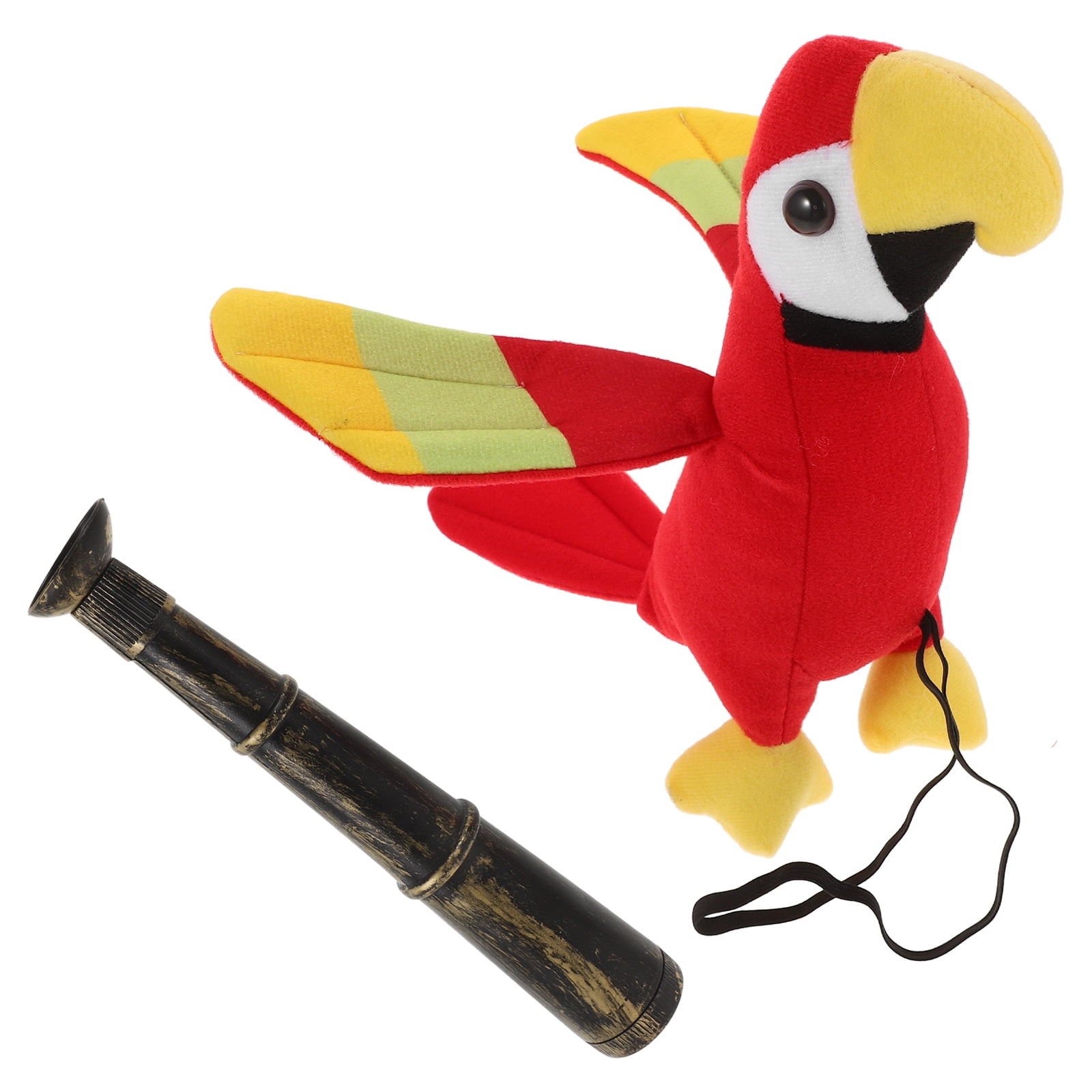 1 Set Of Plush Parrot Shoulder Decor Accessory Lifelike Plush Parrot ...
