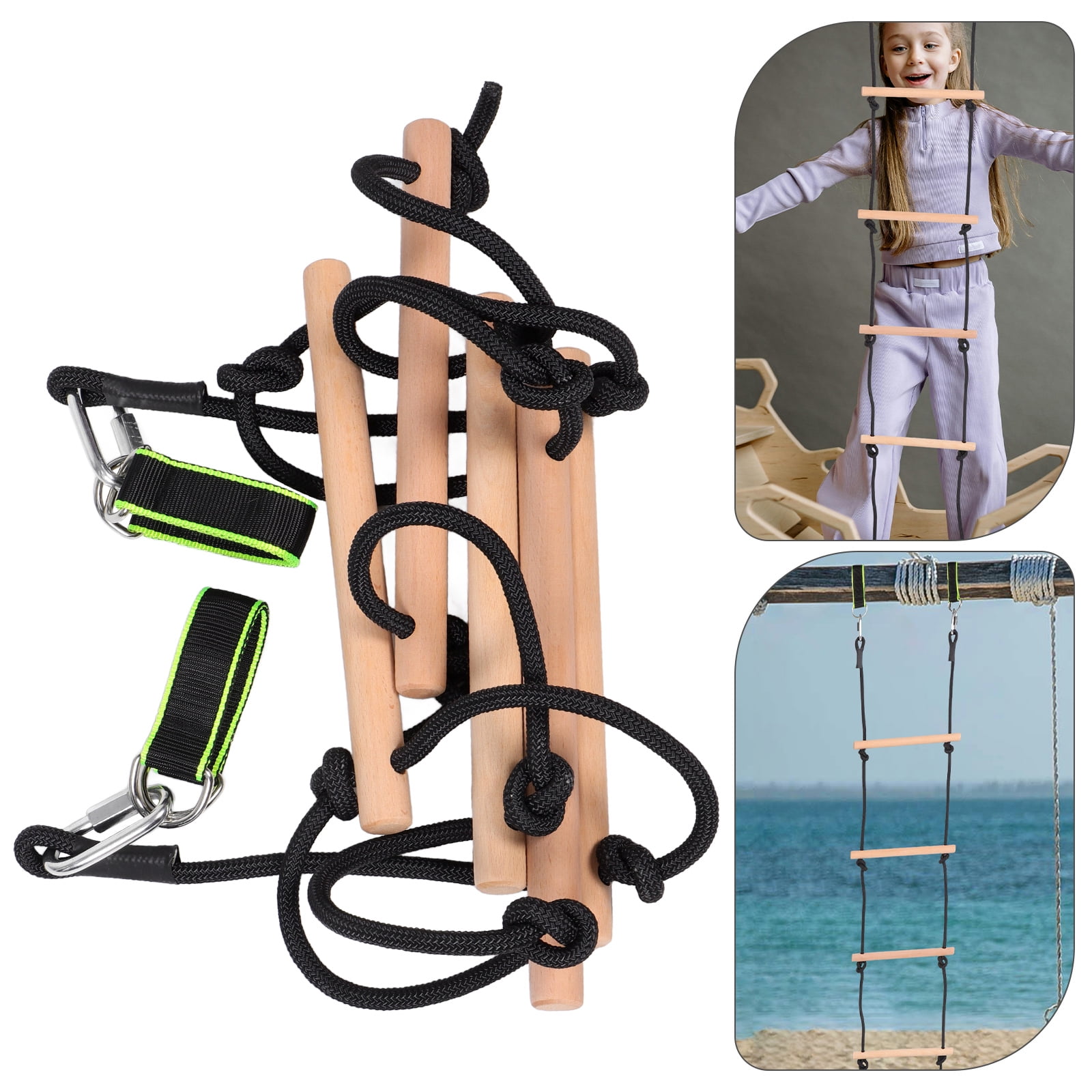 1 Set Of Rope Ladder For Treehouse Rope Ladder Playset Rope Ladder For ...