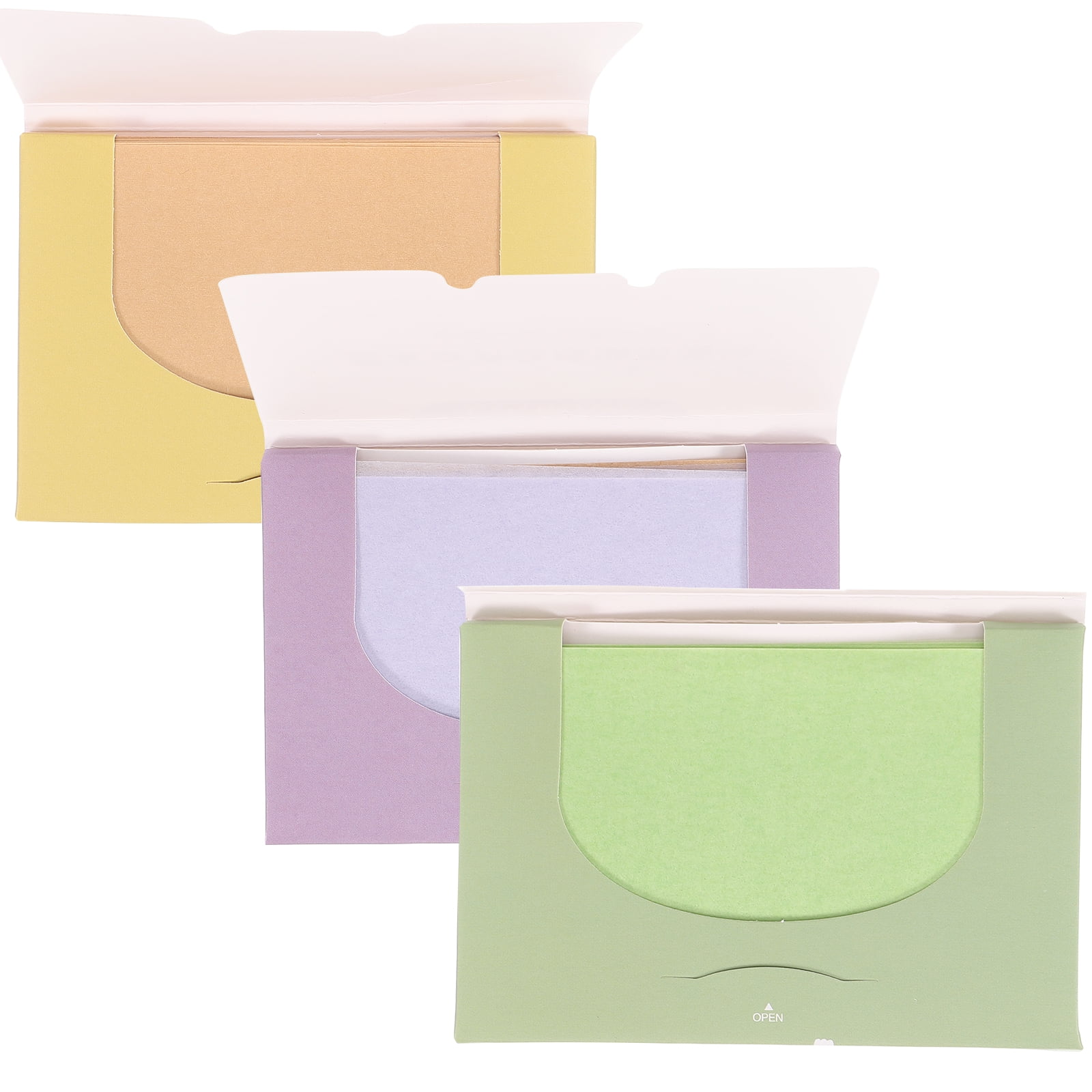 1 Set Oil Absorbing Sheets Oil Blotting Paper Skin Care Paper Oil ...
