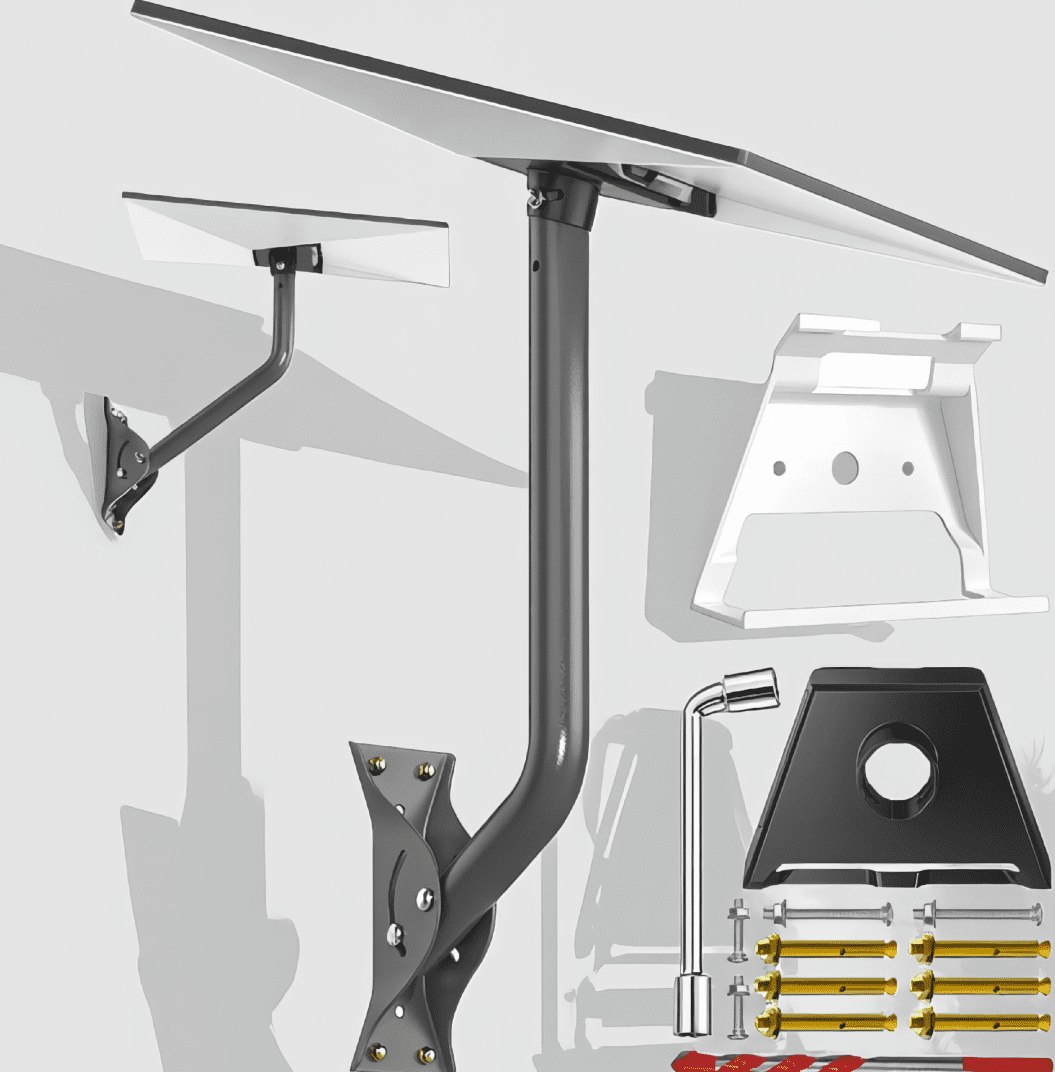 1 Set Outdoor Dish Mount Kit for Starlink Gen 3/4/4X with Indoor Router ...