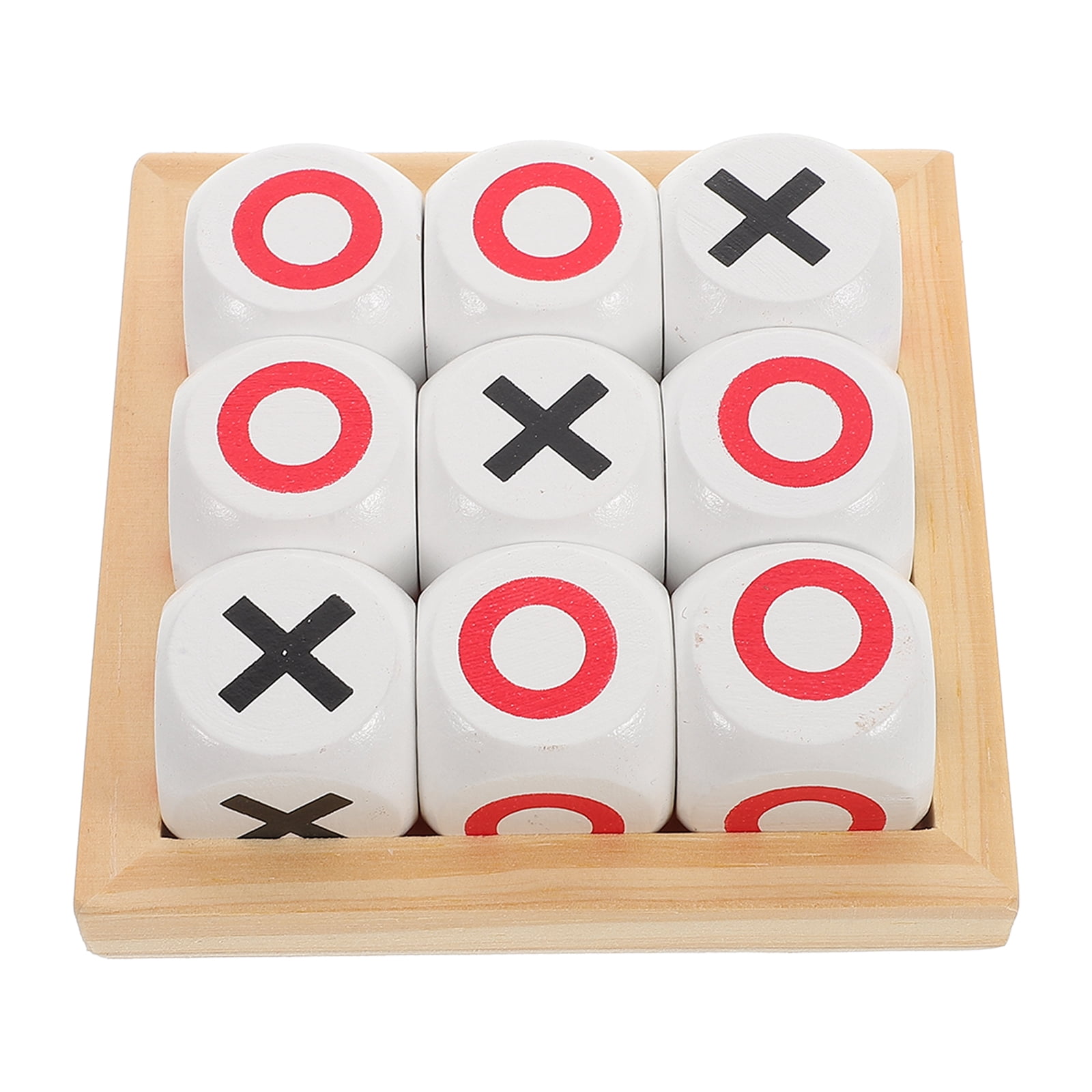 Wooden XO Game Toy for Kids with Portable Mini Size Educational Desk ...