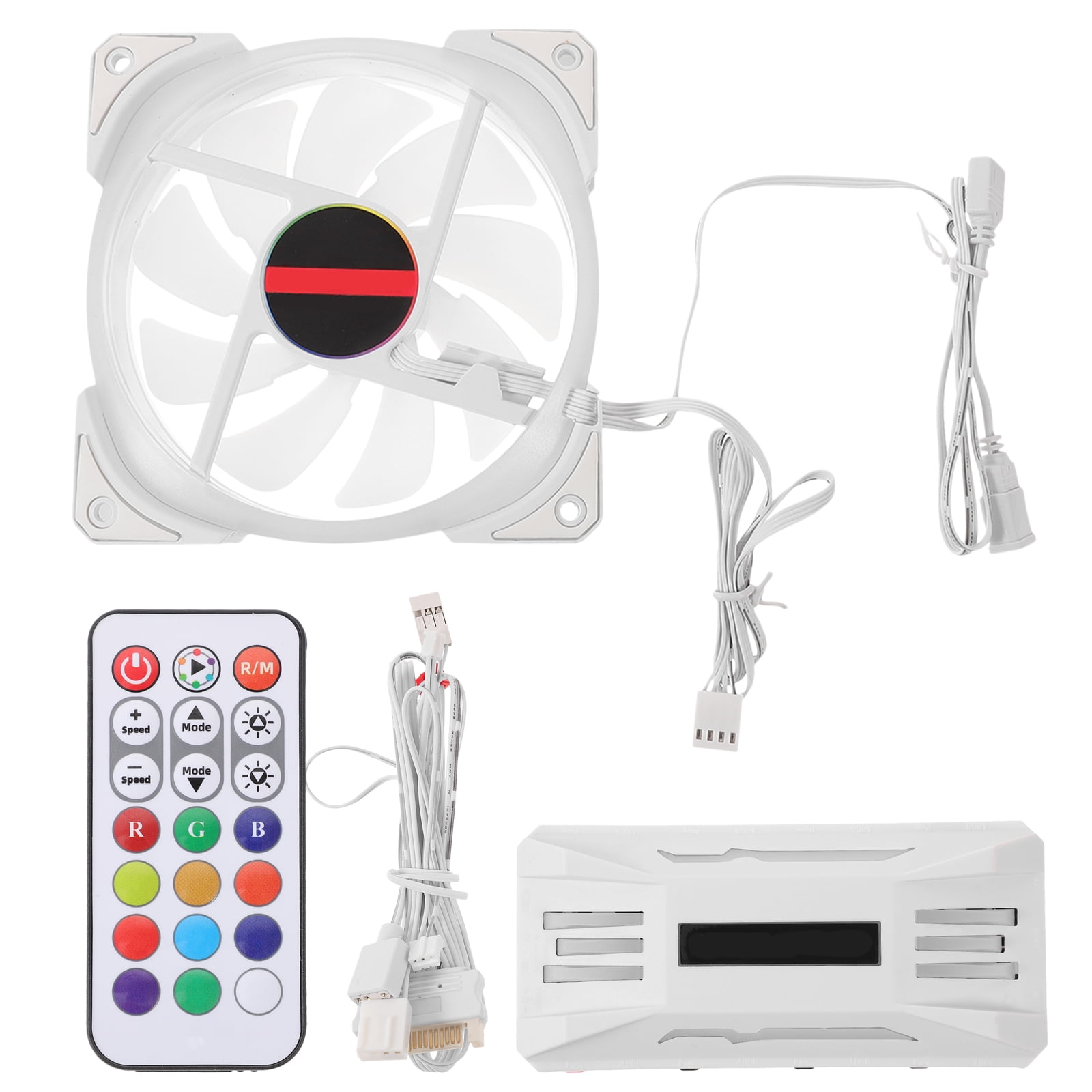 1 Set Ultra Silent LED Cooling Fan for PC Computer Radiator Desktop ...