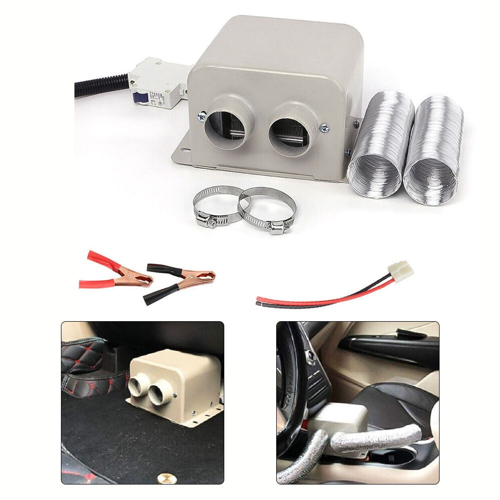 1 Set PTC Portable Electric Car Heater 12V/24V Heating Fan Defogger ...