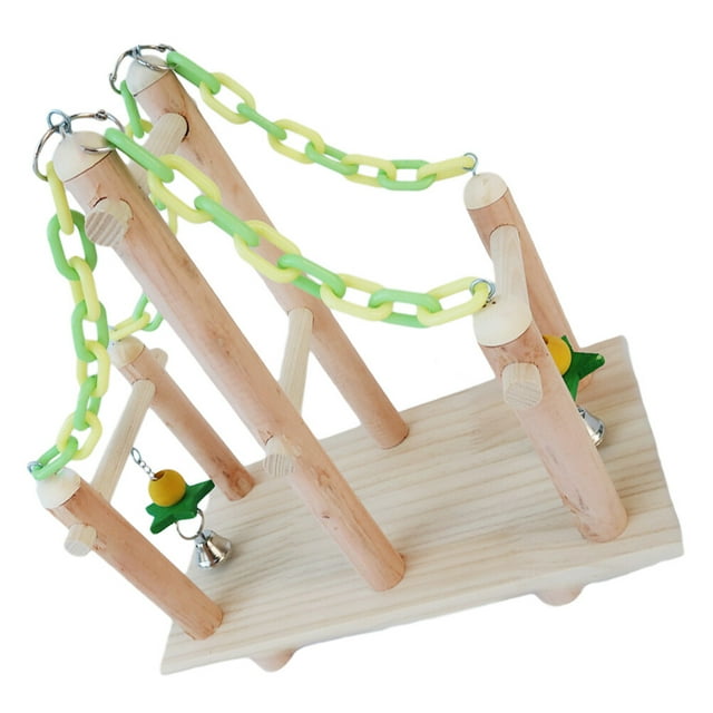 1 Set Parrot Standing Rack Bird Climbing Ladder Training Racks Parrot ...