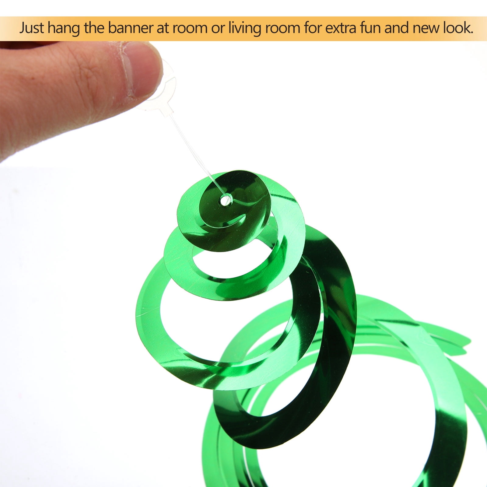 1 Set Party Hanging Swirls Decoration Party Banner St Patricks Day ...