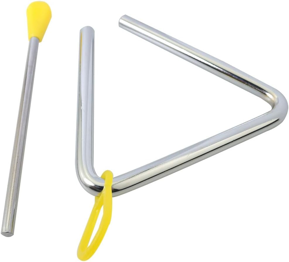 1 Set Percussion Musical Performance Triangle Bells 4 Inch Musical ...