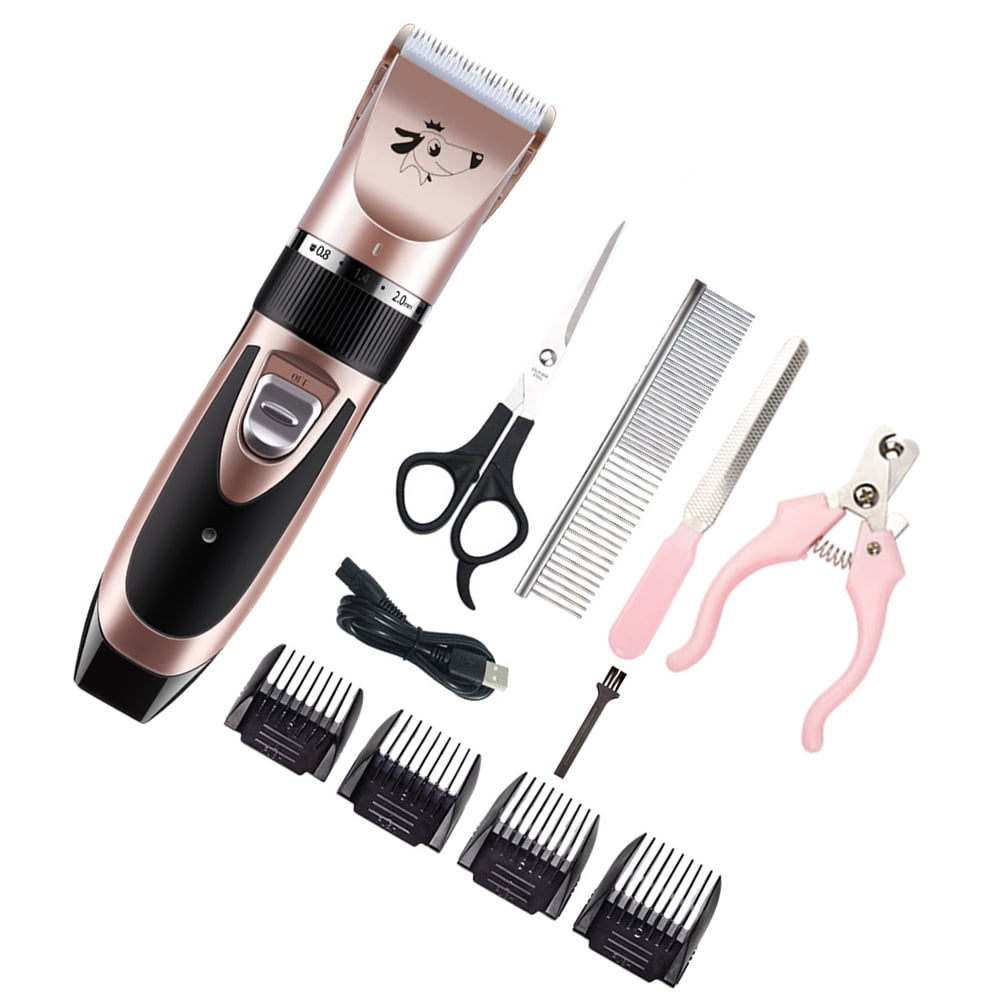 1 Set Pet Hair Cutter Tool Kit Special Pet Clipper Set USB Electrical ...