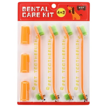 Dog Toothbrush Set - 2 Pieces - Walmart.com
