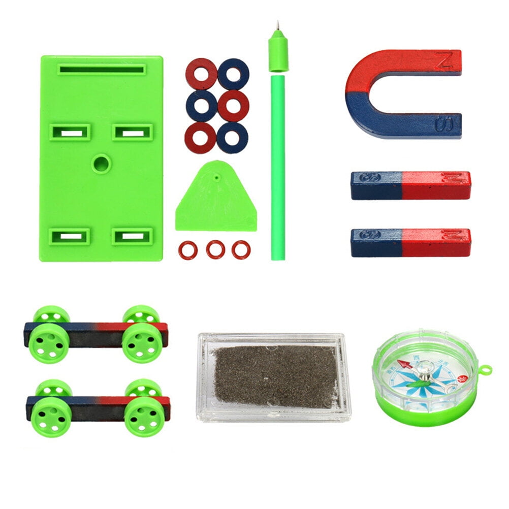 1 Set Physics Science Magnets Kit Physical Experimental Equipment Tools ...