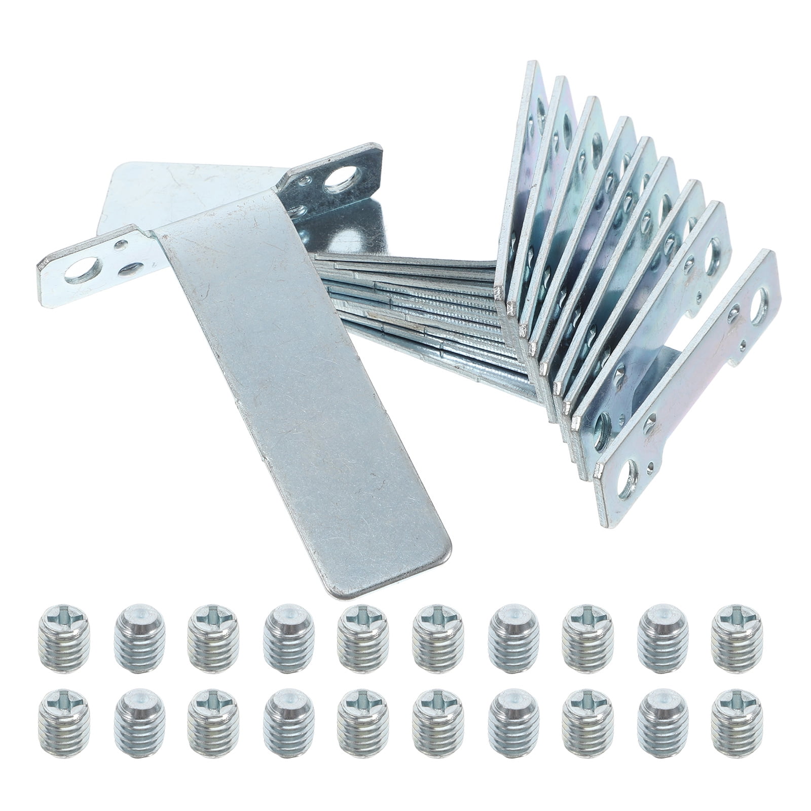 Silver Aluminum Alloy Picture Frame Easel Back Support Stand Set for ...