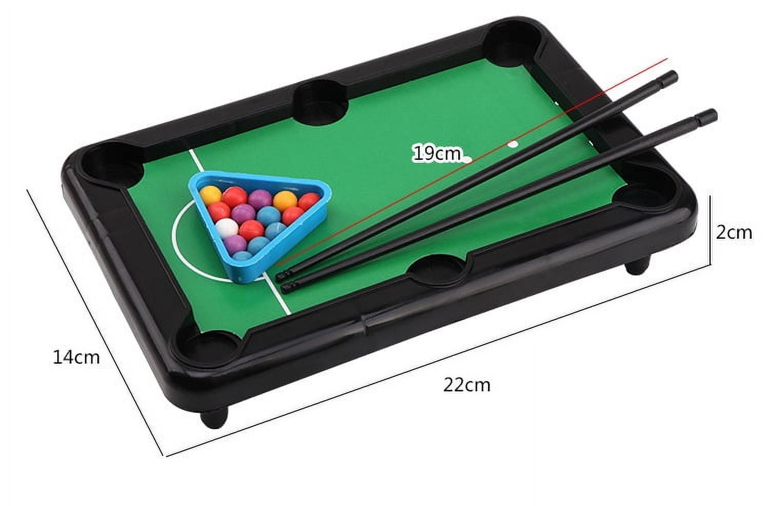 1 Set Plastic Billiard Game Plaything Plastic Pool Game Interactive ...