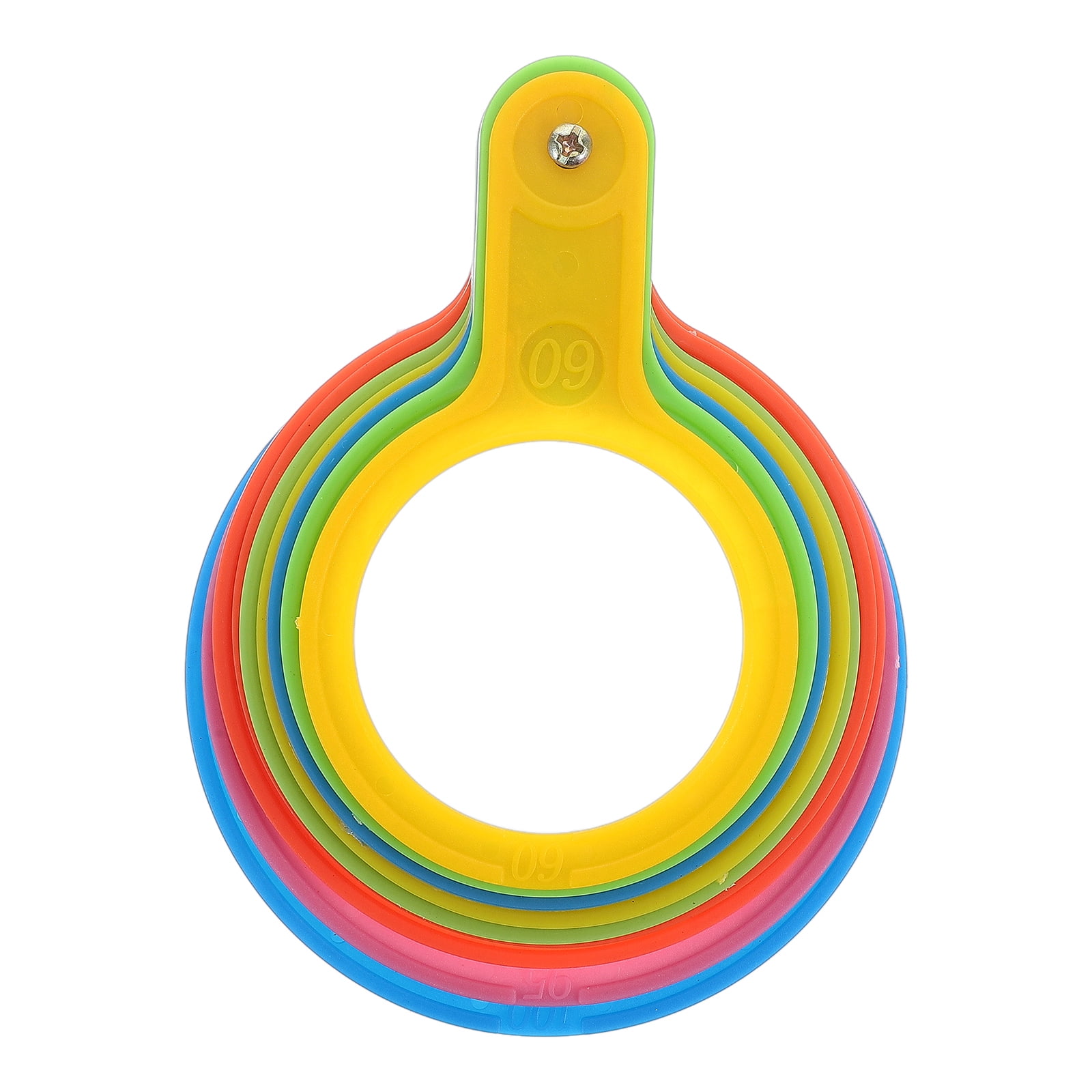 1 Set of Plastic Fruits Measuring Tools Fruit Measurement Lap Plastic ...