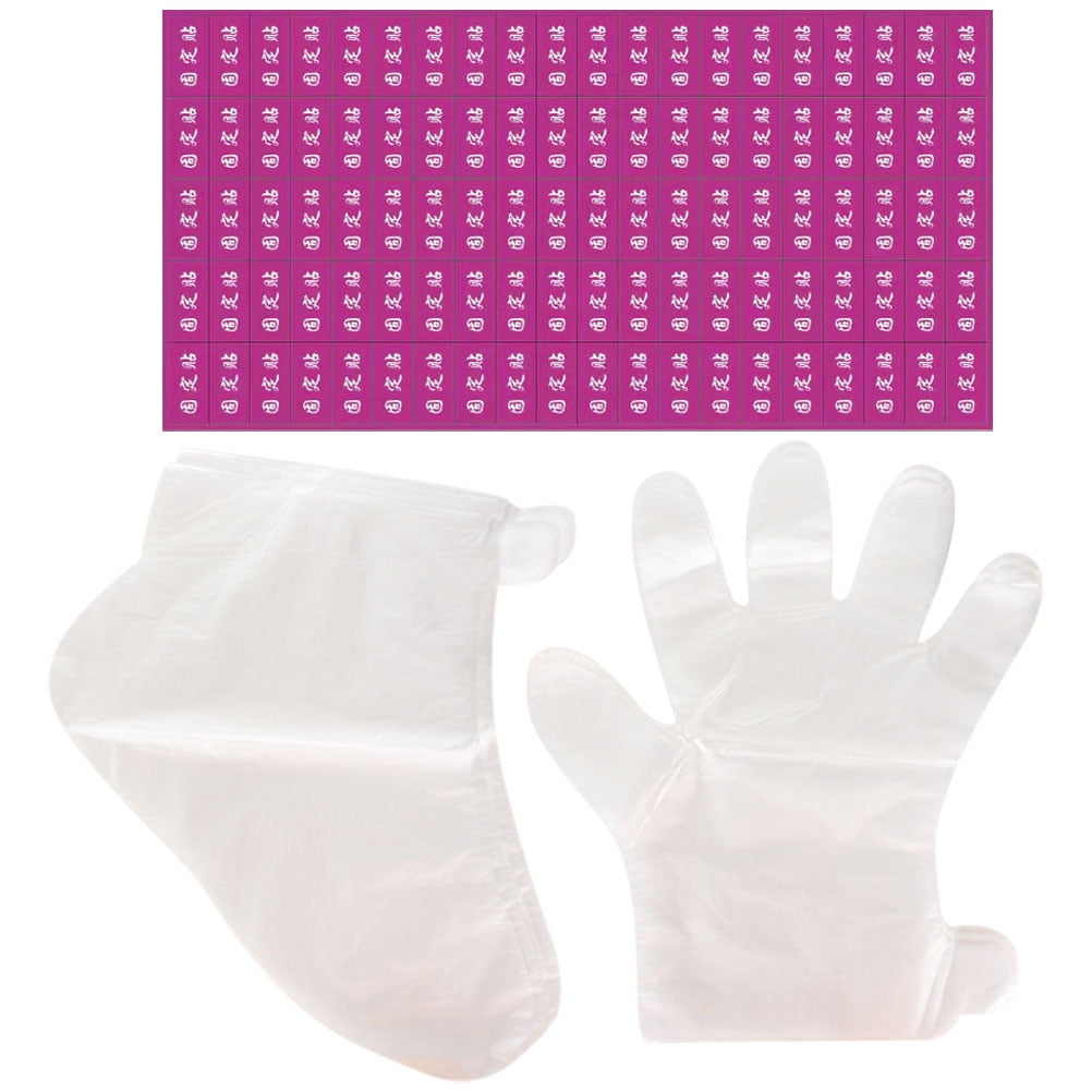 1 Set Plastic Hand And Foot Bags Paraffin Wax Mitts Paraffin Wax Liners ...
