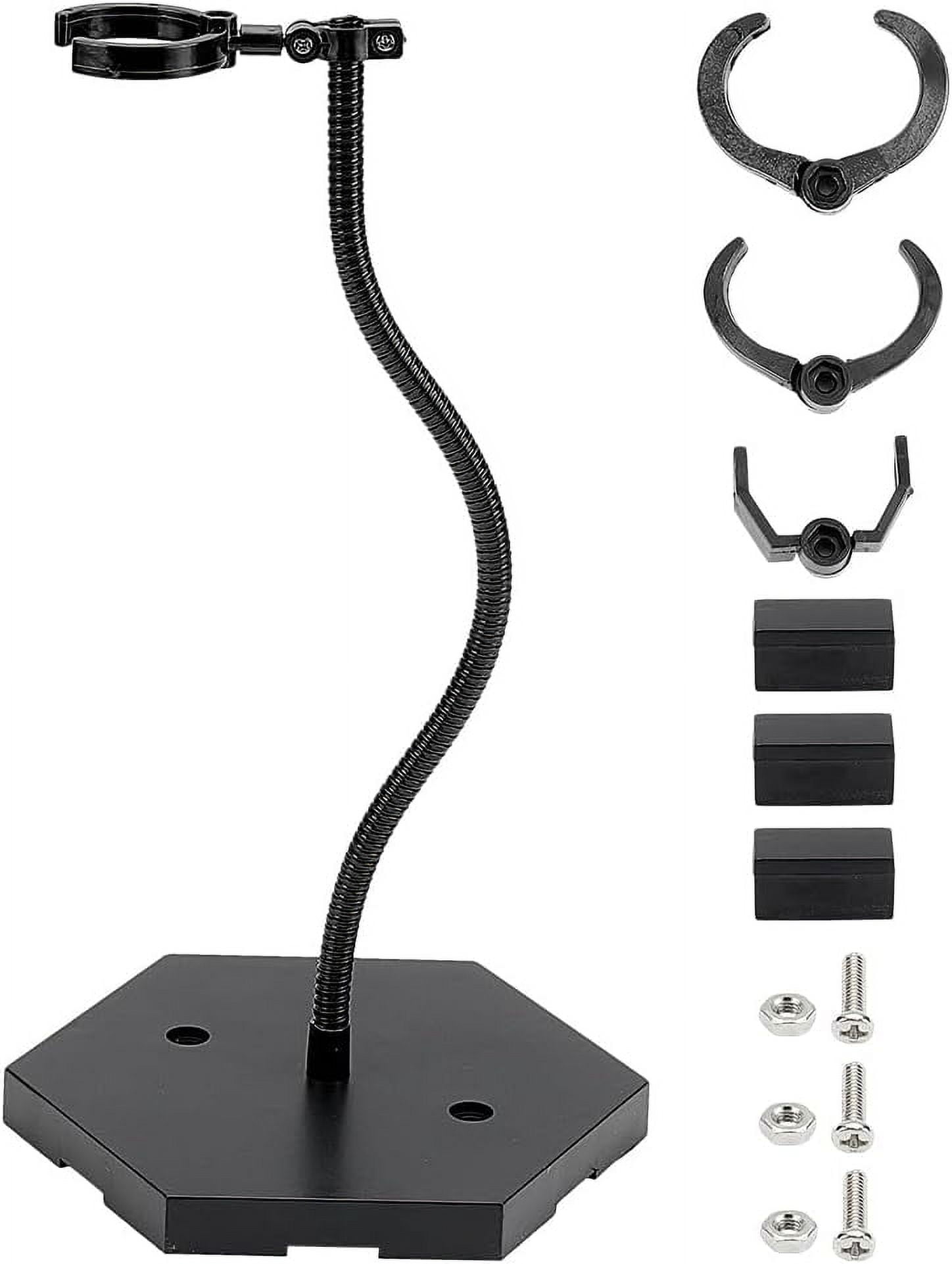 1 Set Plastic Minifigures Display Stands with Adjustable Snake Bone ...