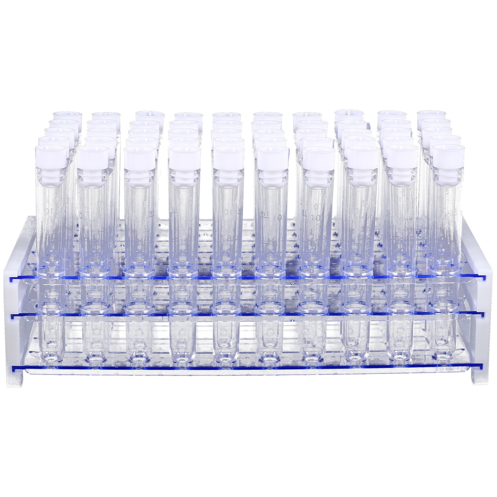 1 Set Plastic Test Tubes Science Laboratory Tubes Disposable Test Tubes ...