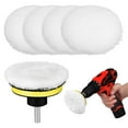 1 Set Polishing Buffing Pads Drill Buffer Attachment Artificial Wool ...
