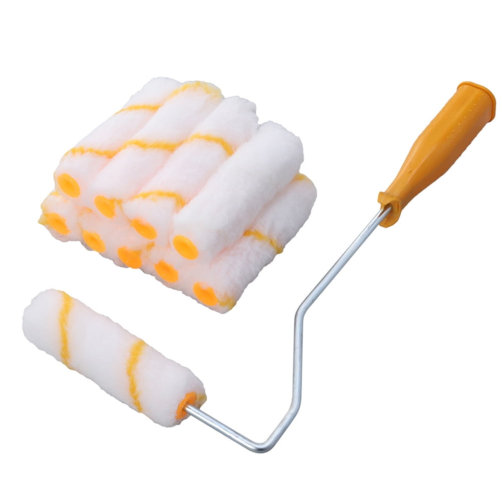1 Set Portable 4 Inch Multifunction DIY Wall Paint Roller Brush Set ...