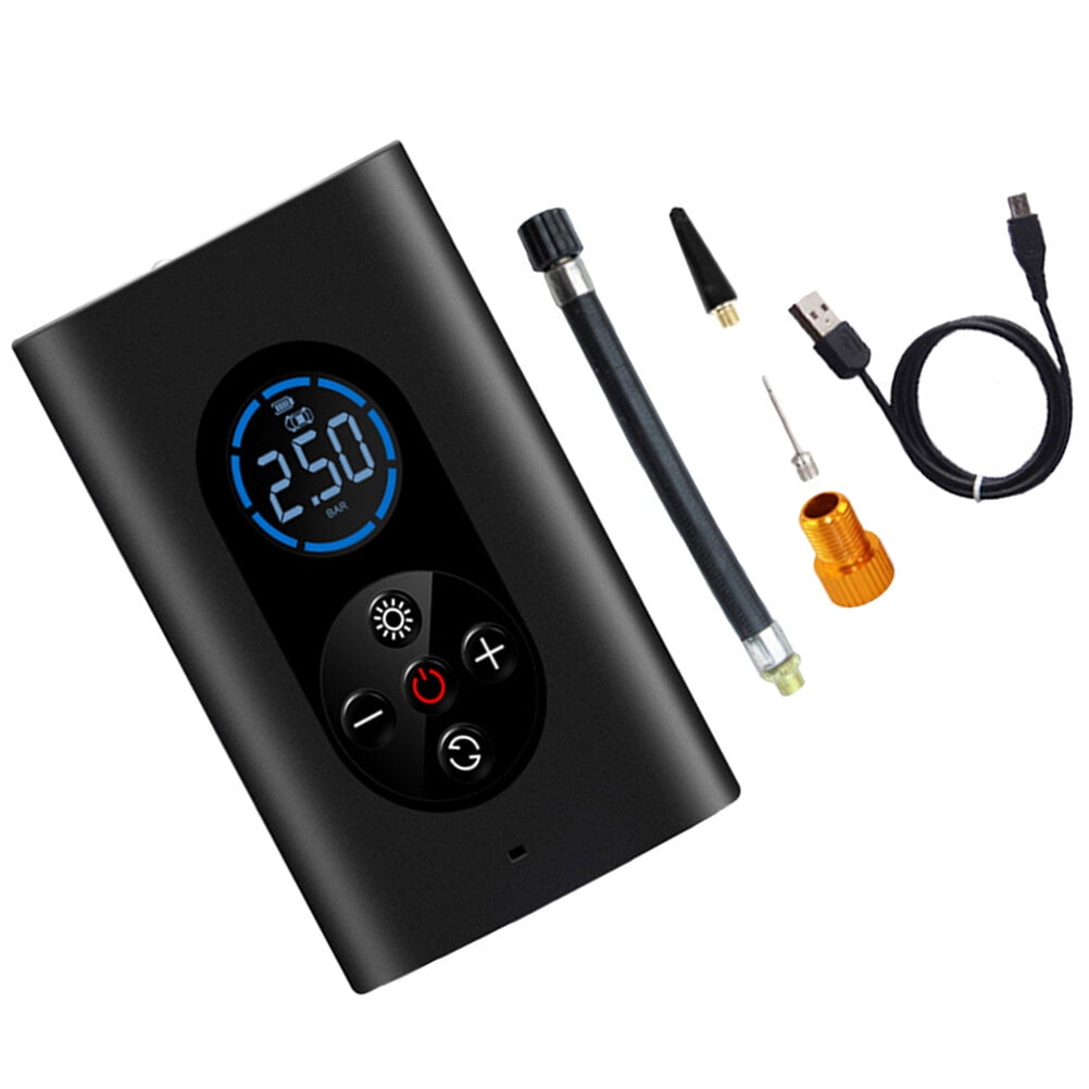 1 Set Portable Auto Tyre Air Pump Wireless Motorcycle Air Pump ...