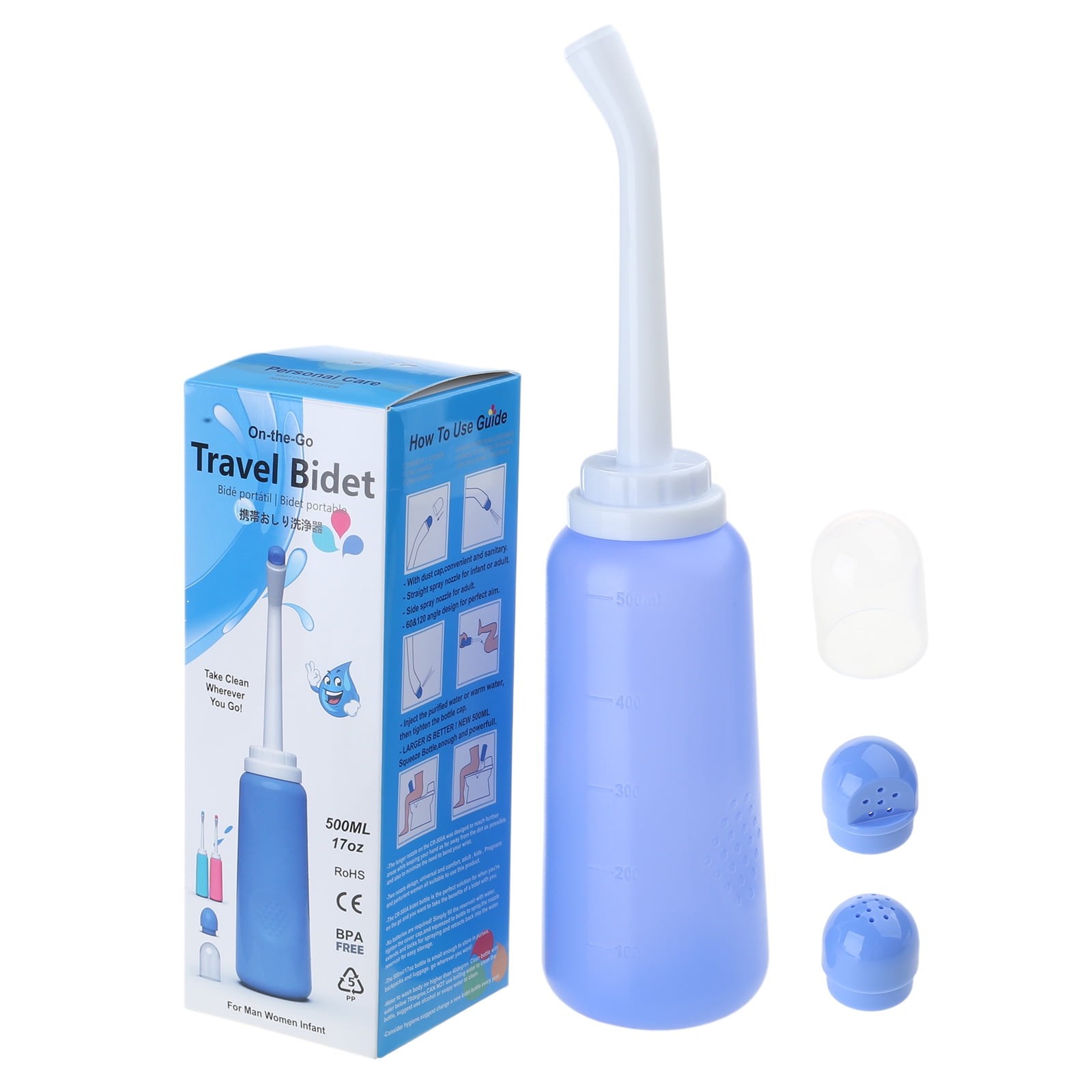 1 Set Portable Hand Shower Travel Bidet Cleaner Hygiene Wash Sprayer ...