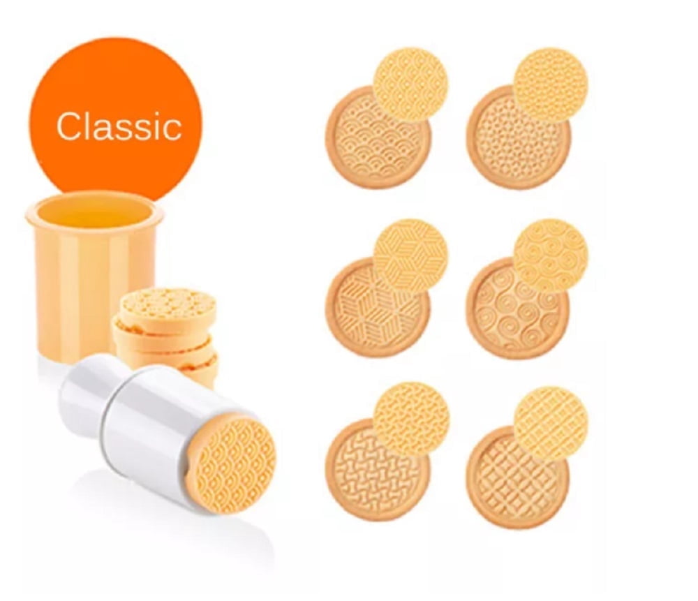 Silicone Cookie Stamp Set, Embossing Molds for Biscuit, Fondant and ...