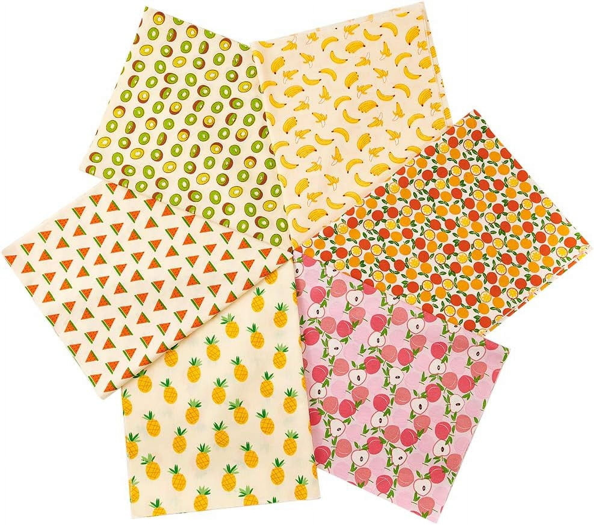 1 Set Printed Fruit Cotton Fabric for Patchwork Sewing Tissue to ...