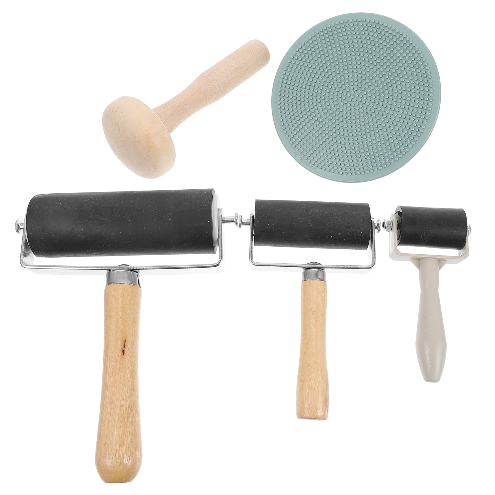 1 Set Printmaking Brayer Ink Painting Block Stamping Brayer ...