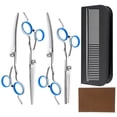 1 Set Of Professional 6in -1 Stainless Steel Pet Barber Scissors Set ...