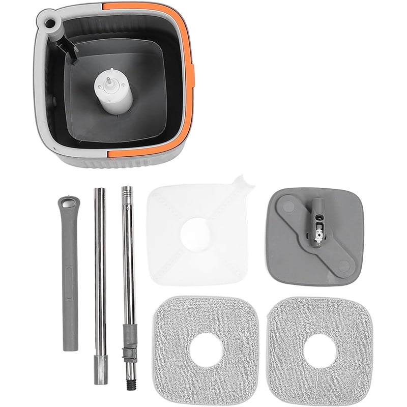 1 Set Pure Water Isolated Mop Bucket Set, 360 Degree Rotating ...