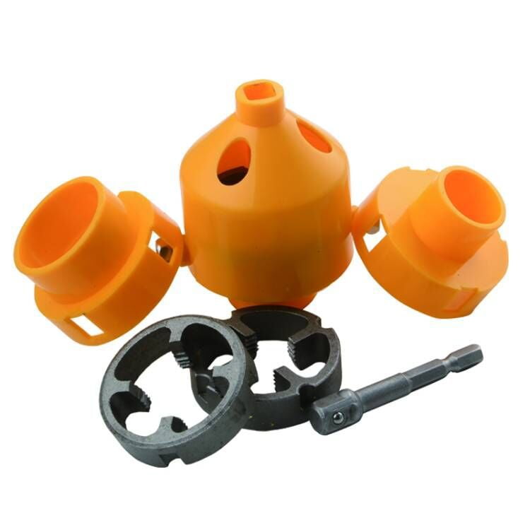 1 Set Pvc Thread Maker Tool Kit For Plastic Pipes Water Pipe Threader ...