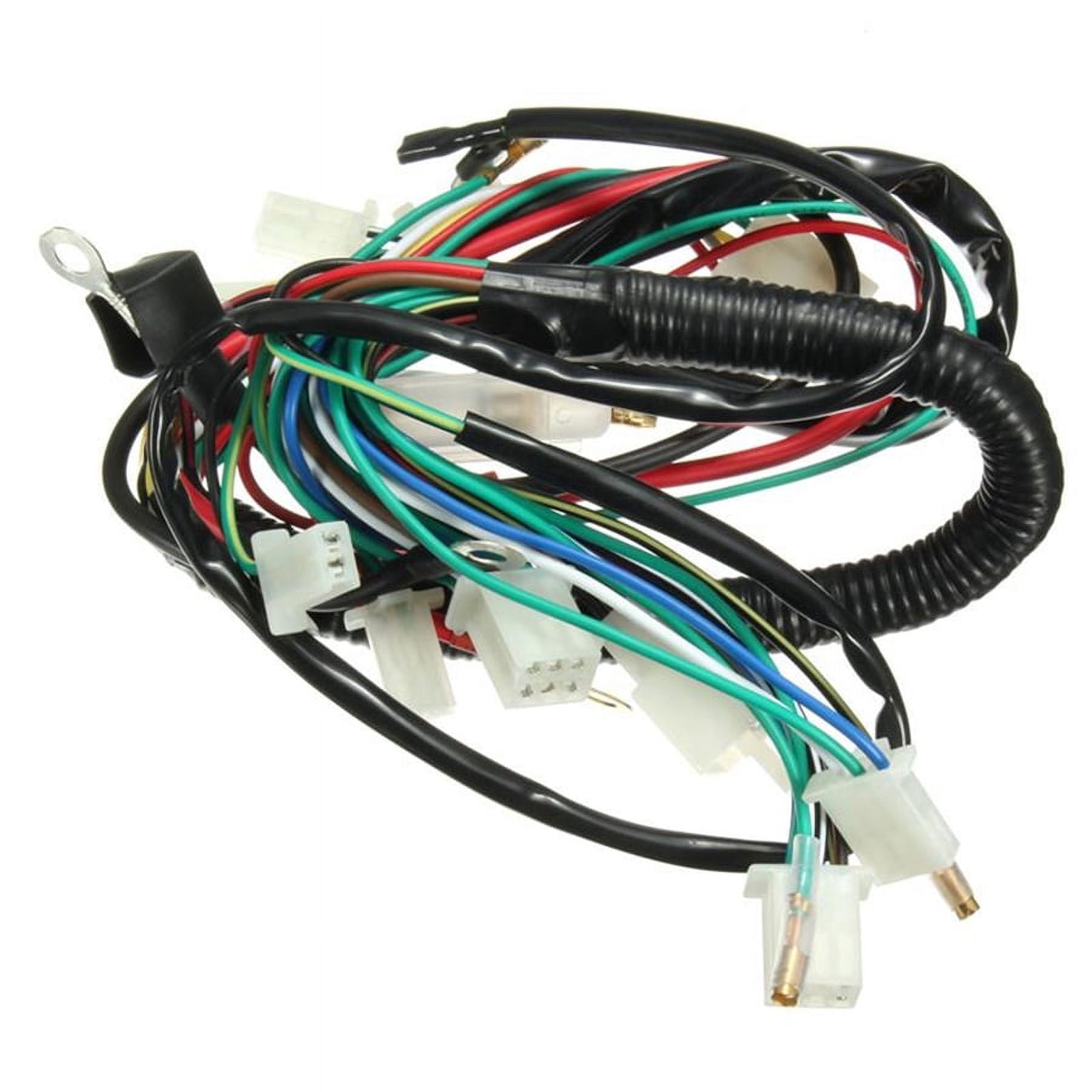 1 Set Quad 4 Wheeler Motorcycle ATV UTV Electric Wiring Harness For ...