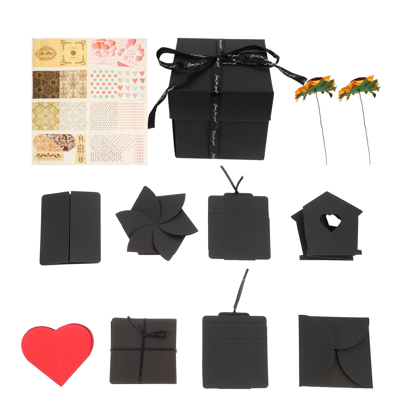 1 Set Quadrilateral Photo Box Explosion Gift Box Handmade Photo Album ...