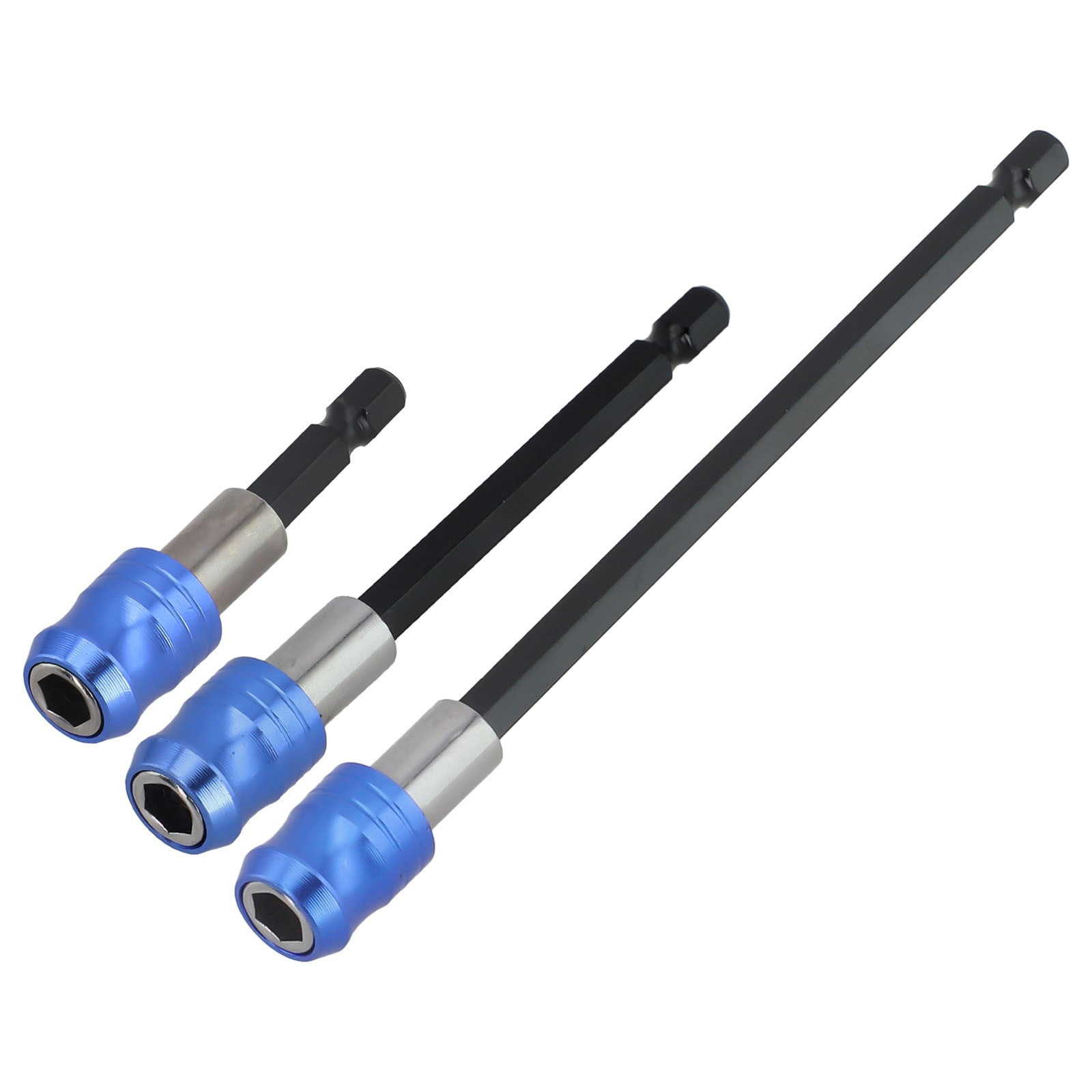 1 Set Quick Release Screwdriver Drill Extension Rod Magnetic 1/4 Head ...