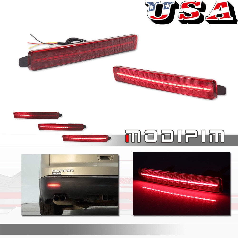 Red brake taillight with sequential turn signal light for GMC for ...